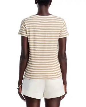 Majestic Filatures Striped Short Sleeve Tee