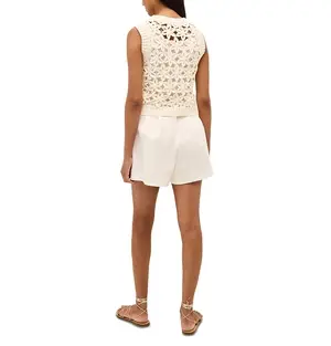 MARIE OLIVER Thea Floral Embroidered Top
