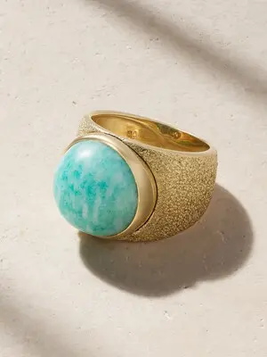 Carolina Bucci Downtown 18-karat Amazonite Ring