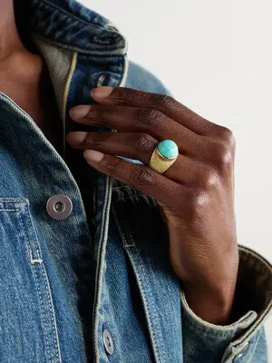 Carolina Bucci Downtown 18-karat Amazonite Ring