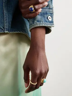 Carolina Bucci Downtown 18-karat Amazonite Ring