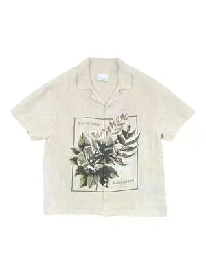 ONLY THE BLIND Botanical Linen Shirt