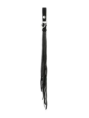 Amiri Studded Long Tassel Keychain - Black