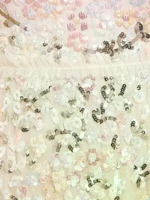 NEEDLE & THREAD Dream Garland Gown - Neutrals