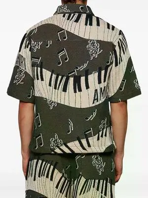 Amiri Piano Keys Tapestry Shirt
