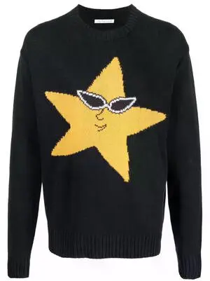 SKY HIGH FARM WORKWEAR Intarsia-knit Star Jumper
