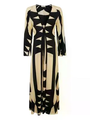VOLANTIS Silk Midi Dress