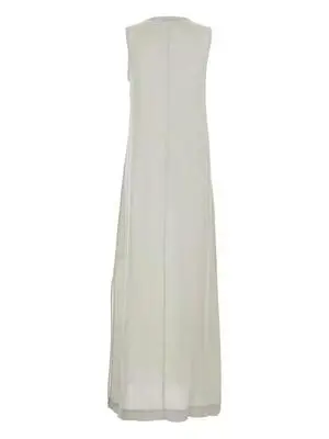 JUCCA Sleeveless U-neck Dress - Neutrals