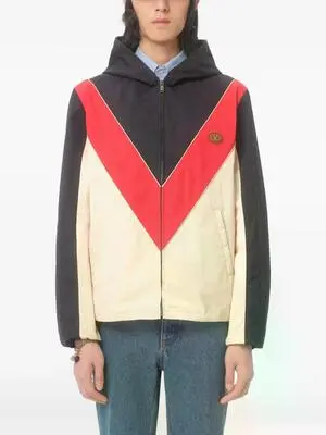 Valentino Garavani Vlogo Signature Color Block Windbreaker - Neutrals