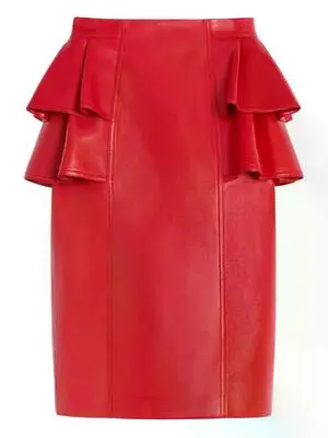 Valentino Garavani Leather Skirts