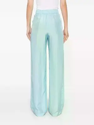 FORTE_FORTE Silk Trousers - Blue