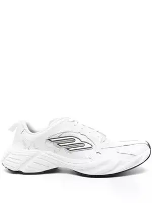Balenciaga Monday Leather Sneakers - White