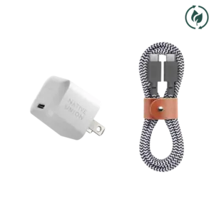 14TH & UNION Fast Gan Charger With Cable - White