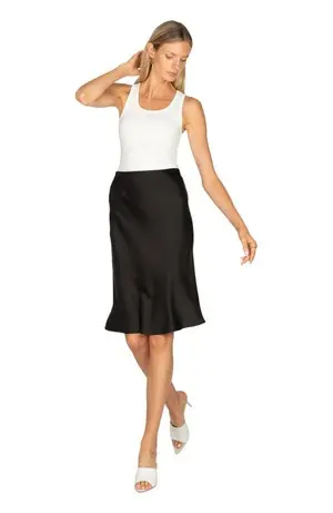 SECRET PON-PON Lainey Midi Skirt - Black