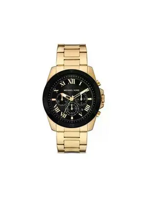 Michael Kors Stainless Steel Chronograph Bracelet Watch - Black