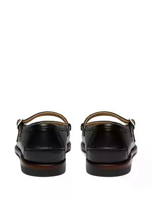 SEBAGO Leather Ballerina Shoes