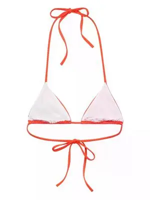Dsquared2 Embroidered Bikini Top