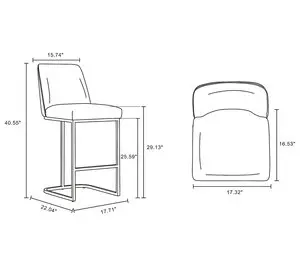 MANHATTAN COMFORT Serena Barstool