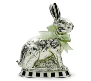 MACKENZIE-CHILDS As Is Small Calico Foil Bunny - One-color