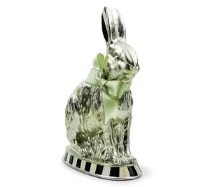 MACKENZIE-CHILDS As Is Small Calico Foil Bunny