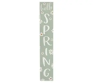 SINCERE SURROUNDINGS 47' Hello Spring Green Por Ch Board