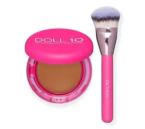 DOLL 10 Peptide Bounce Balm Foundation With Brush - One-color