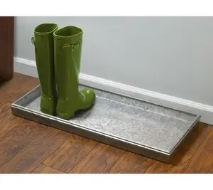GOOD DIRECTIONS Classic Boot Tray Galvanized Gray Steel By