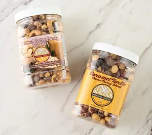 GERMACK Sh1/26 Jar Set Caramel Turtle & Pb Lovers Nut Mix