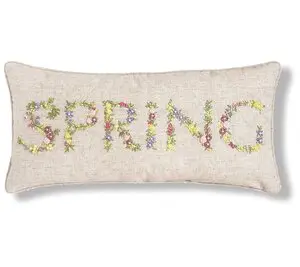 VALERIE PARR HILL 12' X 24spring' Embroidered Pillow Valeri E - One-color