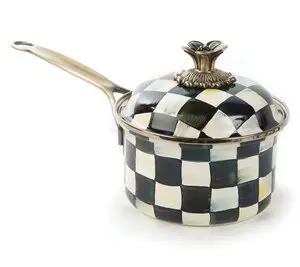 MACKENZIE-CHILDS Check 1 Qt. Saucepan - One-color