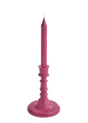 Loewe Beetroot Wax Candleholder Wax Candleholder, Candlestick-shaped Candle, Fruity Scent, Fresh Aroma, Sweet Notes - Na