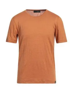 LARDINI T-shirt Size Linen - Rust