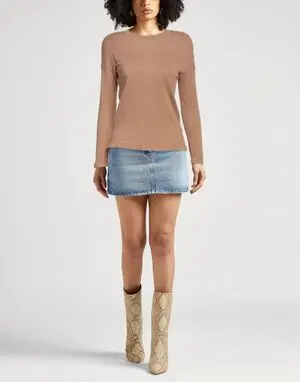 CARACTÈRE Knitted Crewneck Sweater - Beige