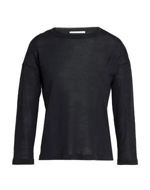 CARACTÈRE Knitted Crewneck Sweater - Black