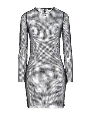 Elisabetta Franchi Mini Bodycon Dress With Appliqués