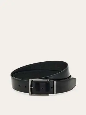 FERRAGAMO Reversible And Adjustable Belt - Black