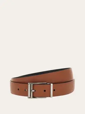 FERRAGAMO Reversible And Adjustable Belt - Brown