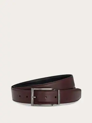FERRAGAMO Reversible And Adjustable Belt Brown