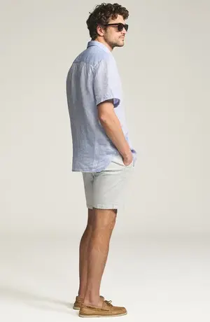34 Heritage Arizona Slim Fit Stretch Twill Chino Shorts - Stone Twill