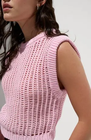 Deluc Boetti Open Stitch Sweater Vest