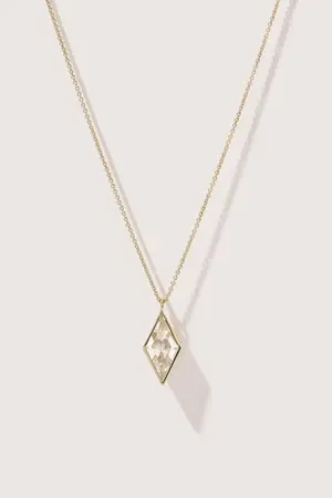 OTIUMBERG 14kt Gold Vermeil Kite Quartz Necklace - Yellow Toned Gold