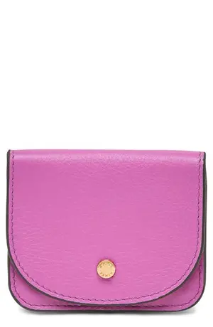 AIMEE Pucker Up Leather Card Case - Bloom