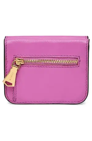 AIMEE Pucker Up Leather Card Case - Bloom