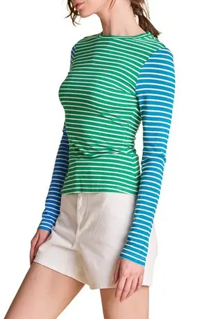 English Factory Colorblock Stripe Long Sleeve T-shirt