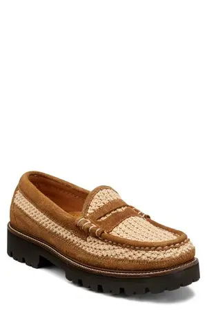 G.H.BASS Larson Lug Sole Penny Loafer