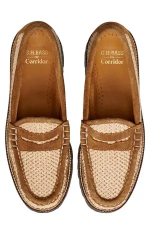 G.H.BASS Larson Lug Sole Penny Loafer