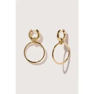 OTIUMBERG 14kt Gold Vermeil Laguna Hoop Earrings - Yellow Toned Gold