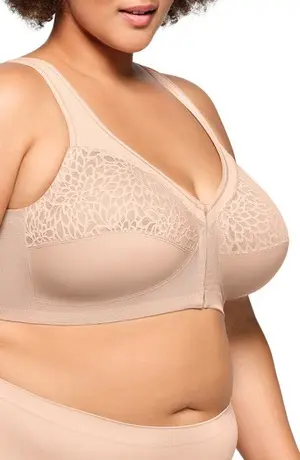 GLAMORISE Magiclift Racerback Bra - Cafe