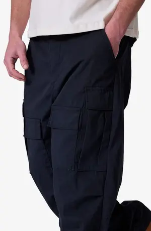 Mnml Ultra Baggy Ripstop Cargo Pants - Black