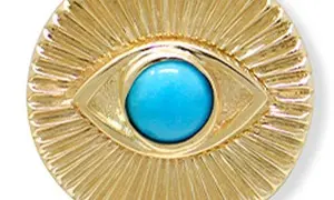 Anzie Classique Evil Eye Medallion Necklace